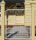 Resurrection Specials: Woven Wire Gates, Angelina Cast Metal Post Capitals