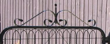 Resurrection Specials: Woven Wire Gates, Angelina Cast Metal Post Capitals